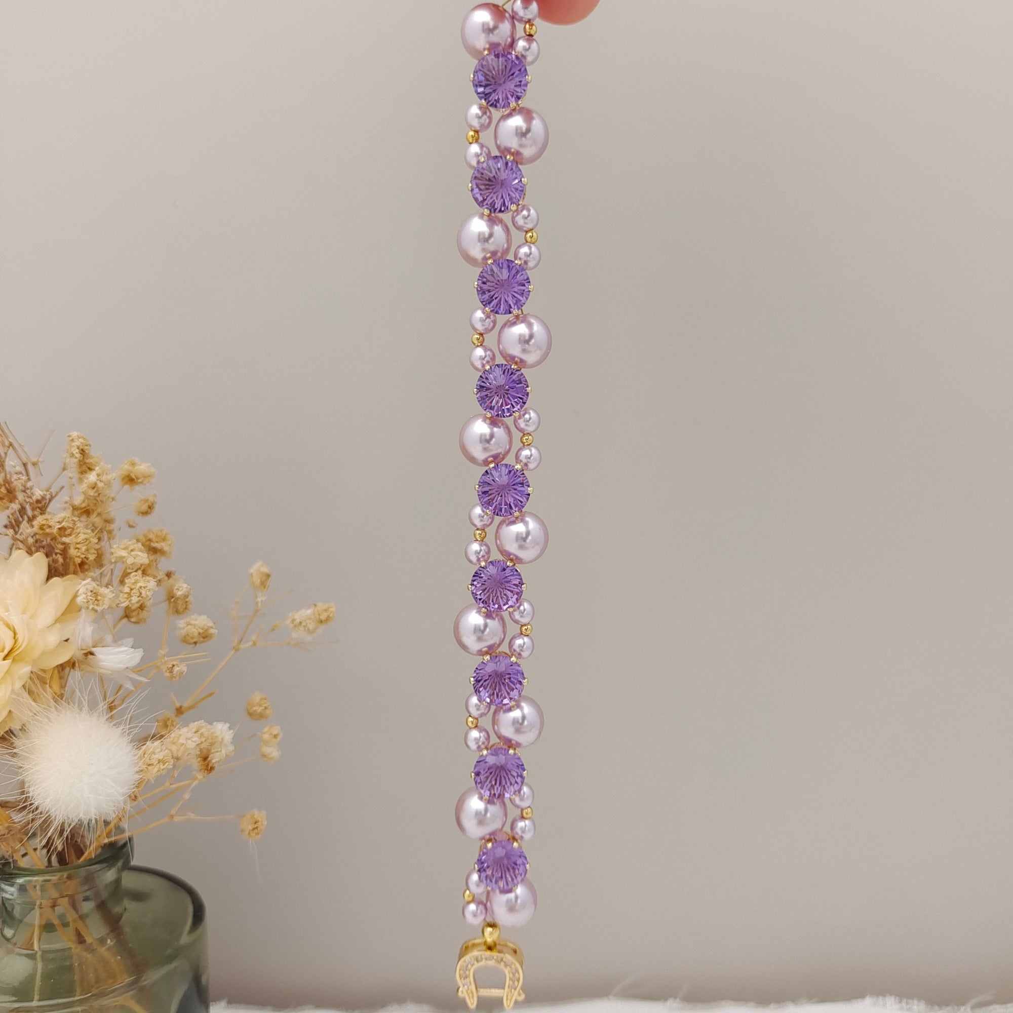 【No.165】Firework Bloom Bracelet DIY Kit | Craft Beads | Handmade Brace ...